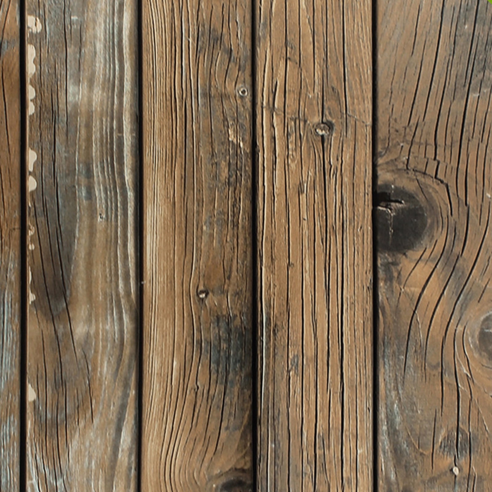 MoreFarther Brown Wood Grain Peel and Stick Wallpaper Self Adhesive ...