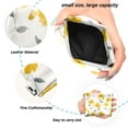 PU leather Coin Purses & Pouches Small Wallet Spring Yellow Daisy ...