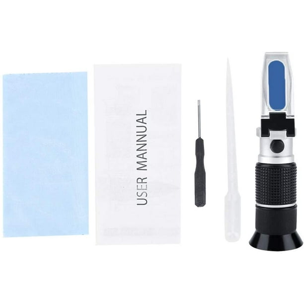 Portable Refractometer 3 in 1 Hand Held Brix Refractometer 58Lonbiaci ...