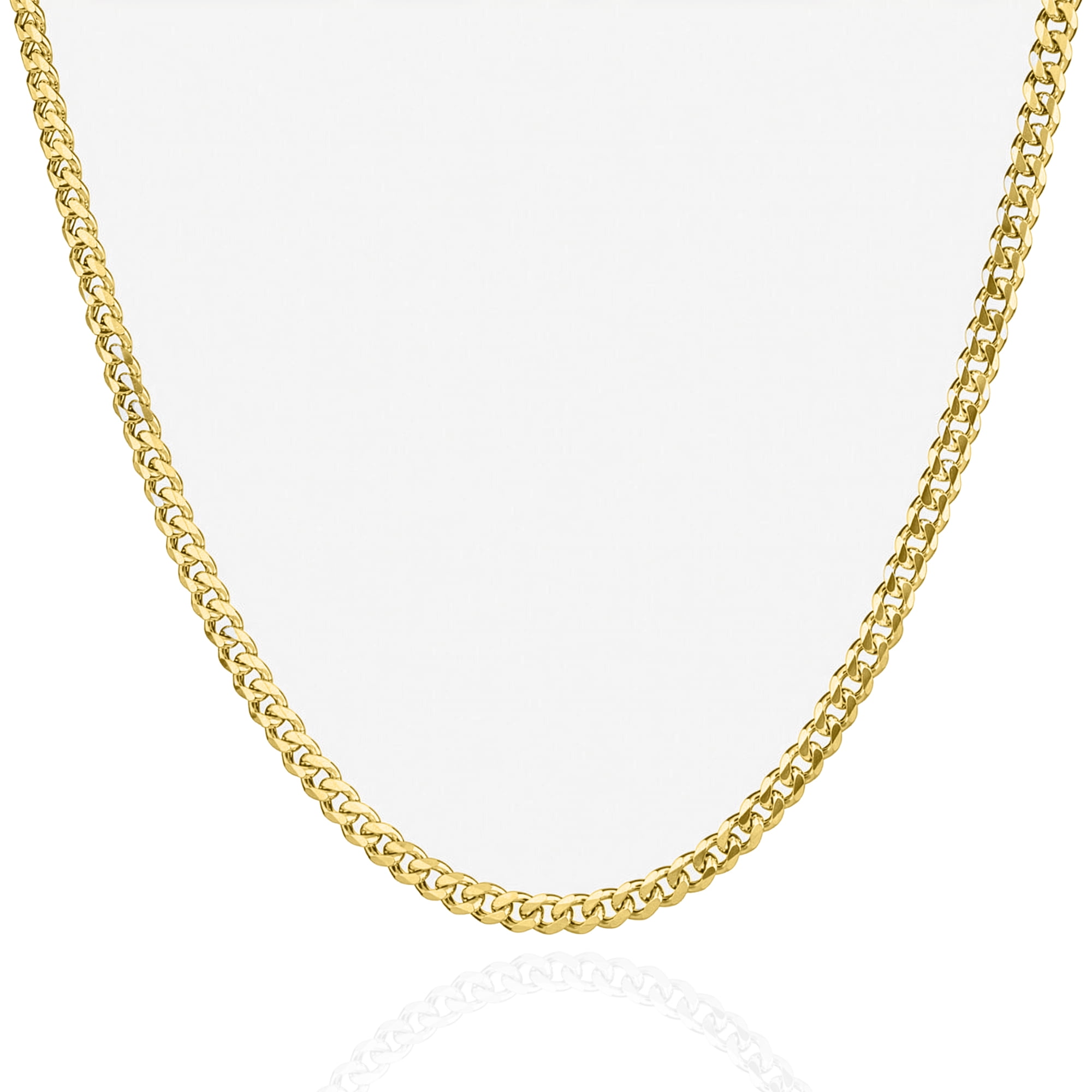 Click here for Mercie Sterling Silver Gold Vermeil Basic Curb Cha... prices