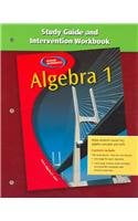 Pre-Owned Algebra 1, Study Guide and Intervention Workbook (Paperback ...