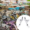 2Pcs Motorcycle Metal Foot Pedal Rearset Foot Pegs Aluminum Alloy Foot ...