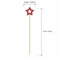 4th of July Cocktail Picks, Red White Blue Star Cocktail Picks ...