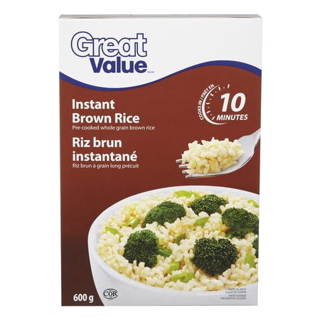 Great Value Instant Whole Grain Brown Rice - Walmart.ca