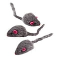 Ruffin' It Furry Gray Mice Cat Toy 3pk - Walmart.com