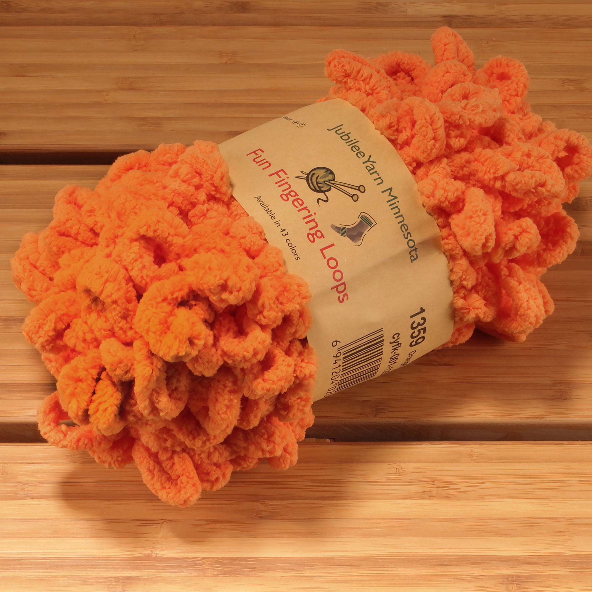 JubileeYarn Fun Finger Loops Yarn - Polyester Jumbo Loop Yarn - 100g ...