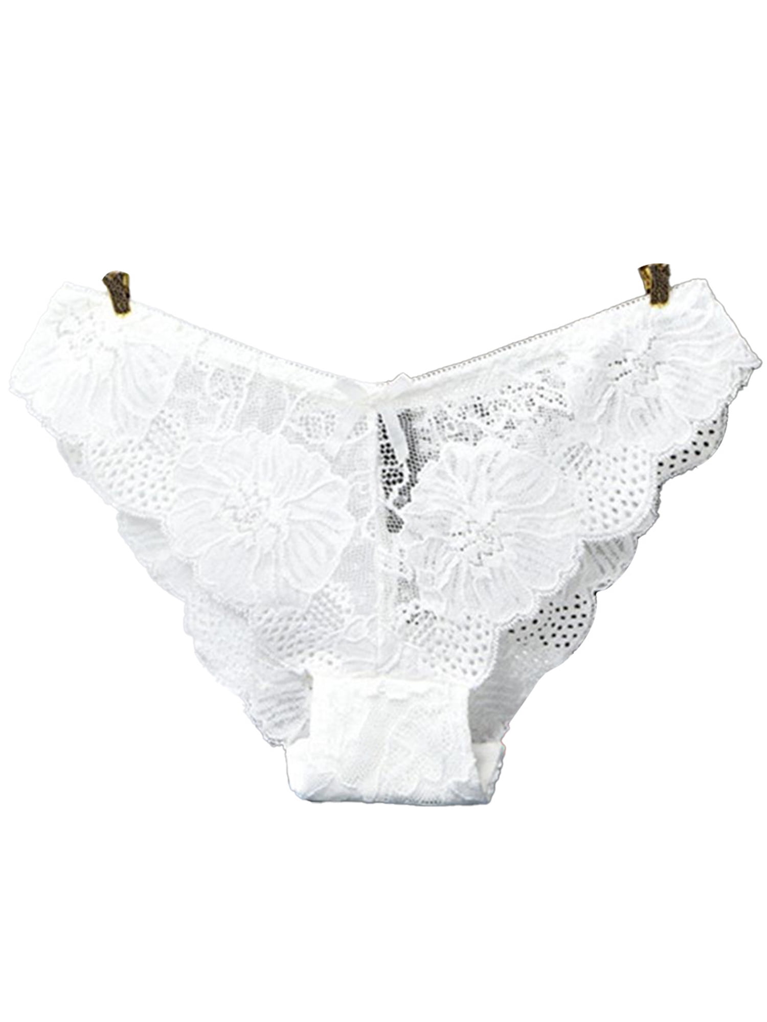 Women Ladies Sexy Sheer Panties Knickers Bikini Lace Lingerie Briefs