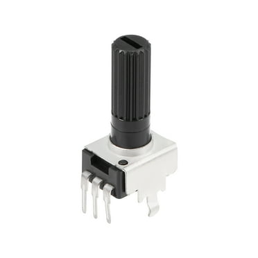 Uxcell Potentiometer 12mm 10K Ohm Variable Resistors Single Turn Rotary ...