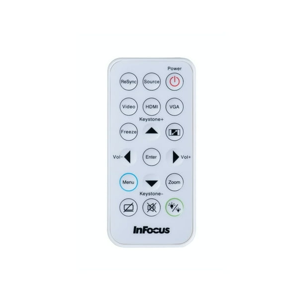 InFocus Replacement Remote for Select Projectors, White - Walmart.com ...