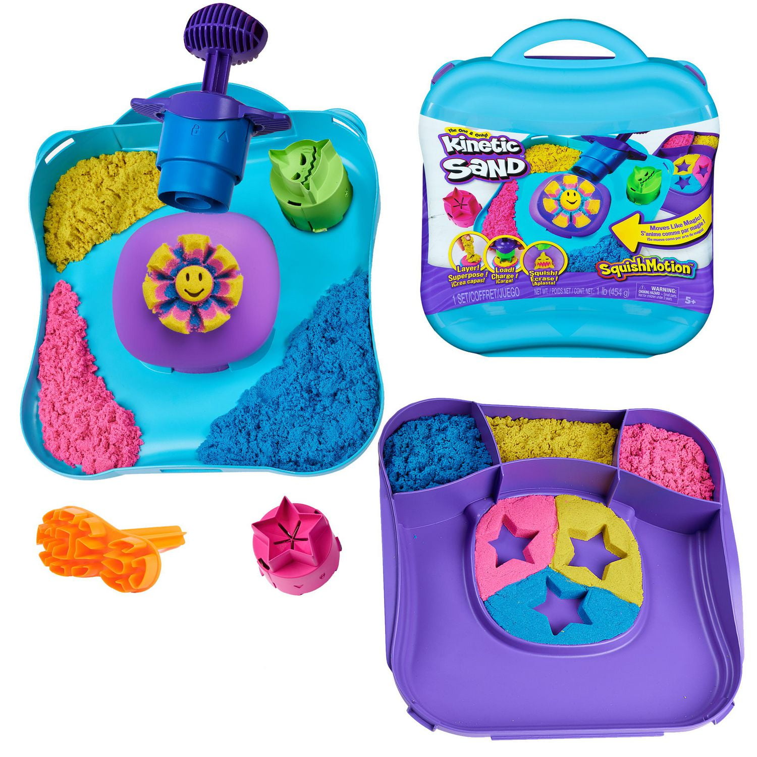 Click here for Kinetic Sand  Squishmotion Playset With 1lb Pink... prices