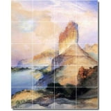 Ceramic Tile Mural-Thomas Moran Landscapes Painting 532. 48" w x 60" h ...