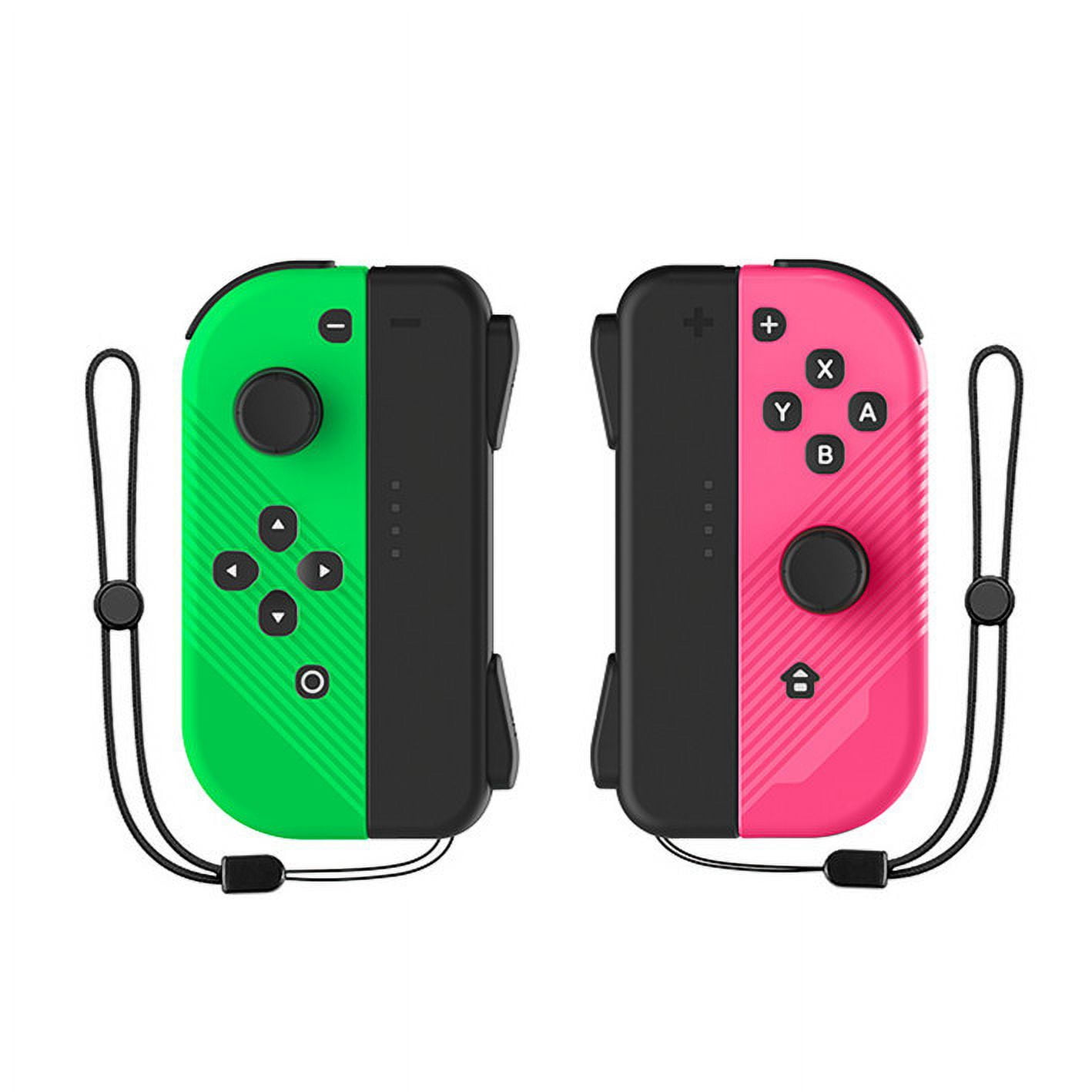 Nintendo Switch JoyCon Bluetooth Joystick Verde-Rosa | Bodega Aurrera ...