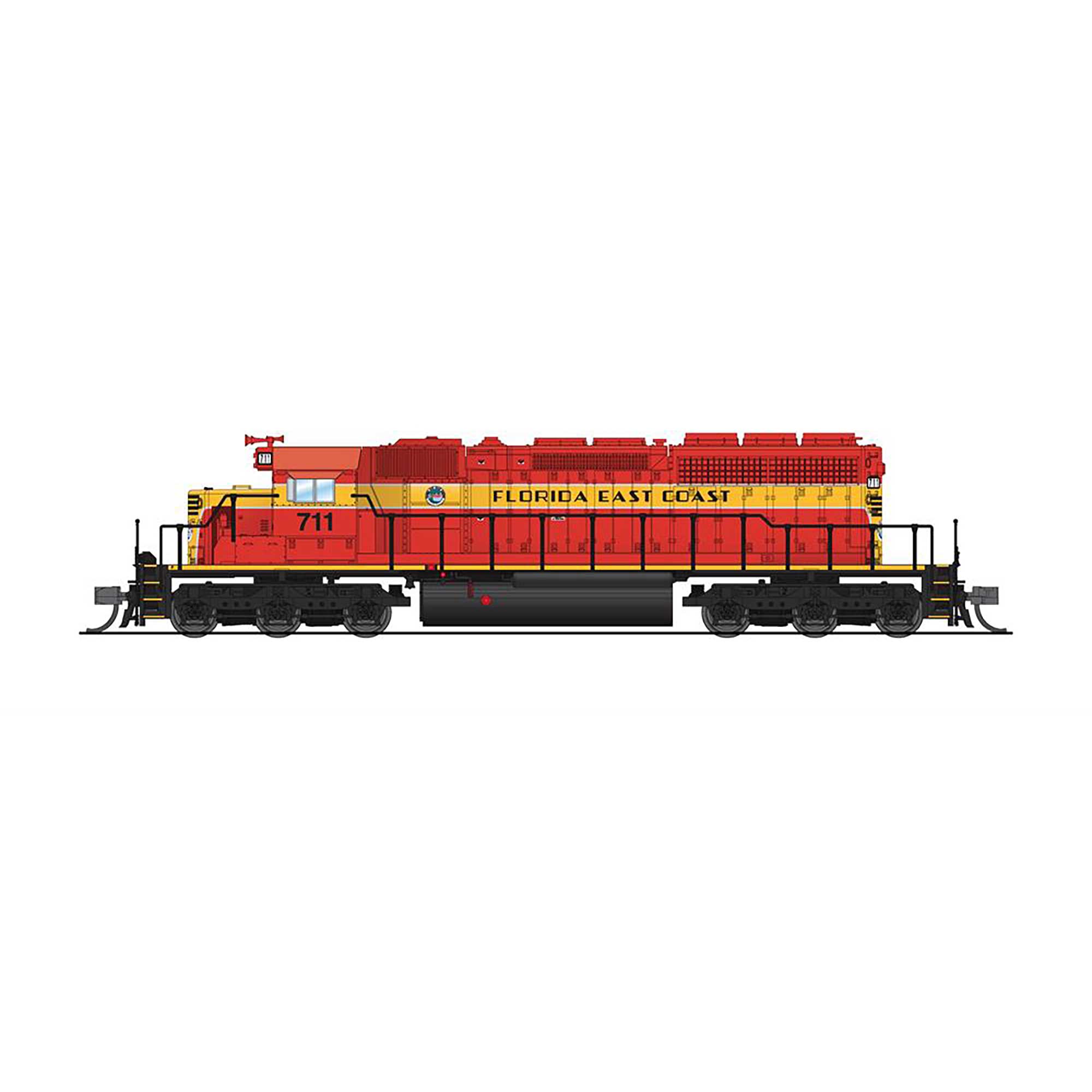 Broadway Limited Imports N SD40-2/Paragon4/DC/DCC FEC #714 BLI6199 N Locomotives - Walmart.com