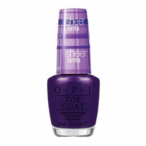 OPI Sheer Tints Color Tinted Top Coat Nail Lacquer, Don't Violet Me ...