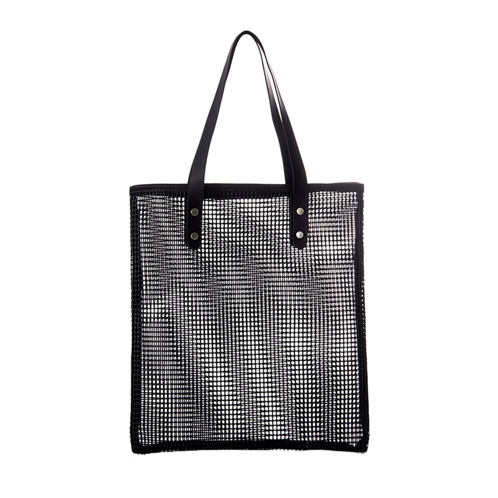 HOMEMAXS Fashion Mesh Shopping Bag Organizer Reusable Washable Mesh ...