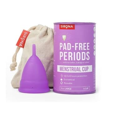 Super Jennie Menstrual Cup - Pink, Large - Walmart.com