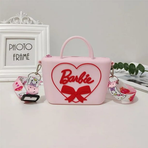 Cute Pink Barbies Bag Girly Heart Handbag Zero Walle Love Crossbody Bag ...
