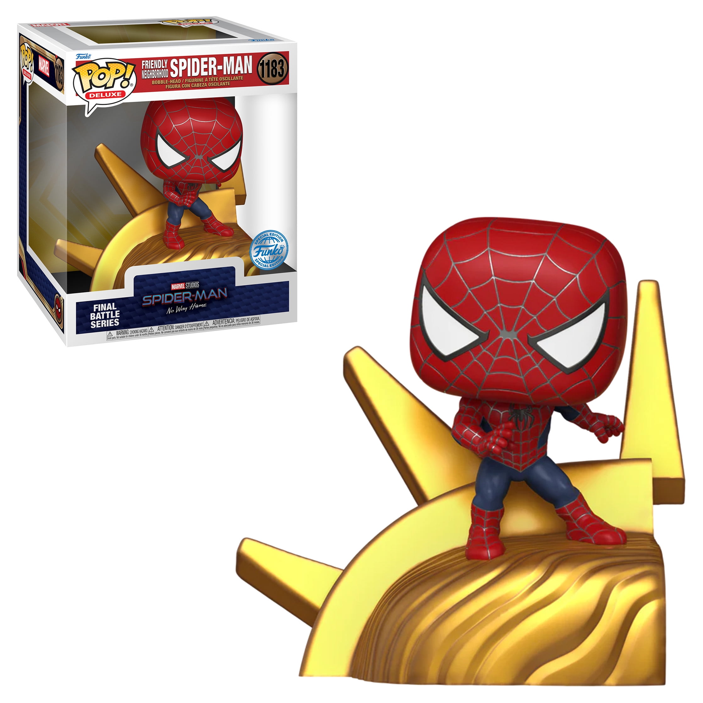 Funko POP! Marvel 4 Inch Vinyl Bobble Head Figure - Spider Funko POP! Marvel 4 Inch Vinyl Bobble Head Figure - Spider