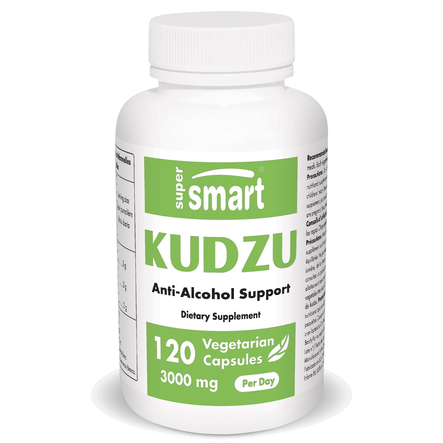 Supersmart - Kudzu Extract 3 mg per Day - 40% Isoflavones - Full ...