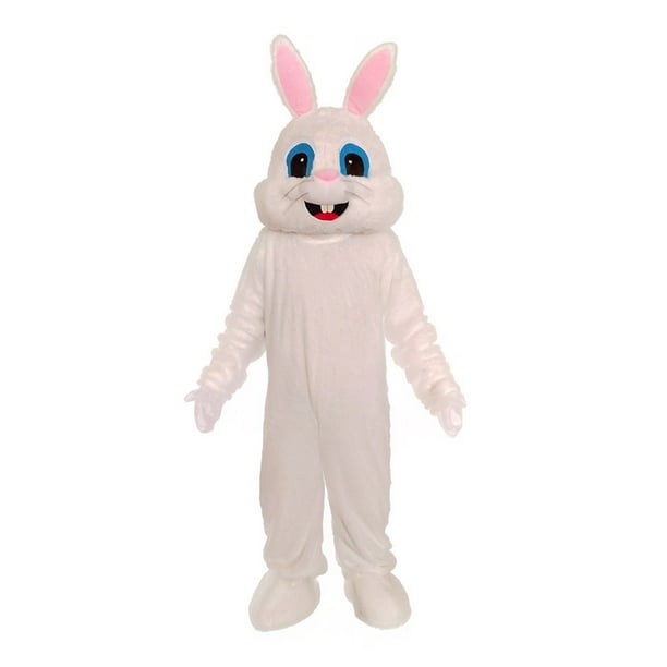 Easter Bunny Costume Rabbit Character Mascot Fancy Dress Adult ...