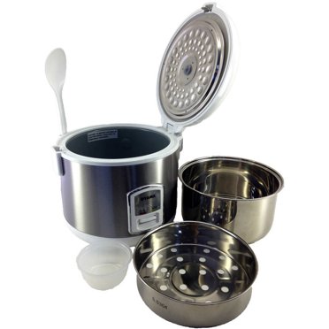 Miracle Exclusives Stainless Steel Rice Cooker Model ME81 (Formerly ME8 ...