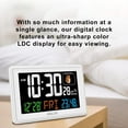 BALDR Atomic Alarm Clock - Digital Desk Clock with Date, Time ...