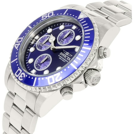 Invicta - Invicta Men's 1769 Pro Diver Chronograph Stainless Steel Blue ...