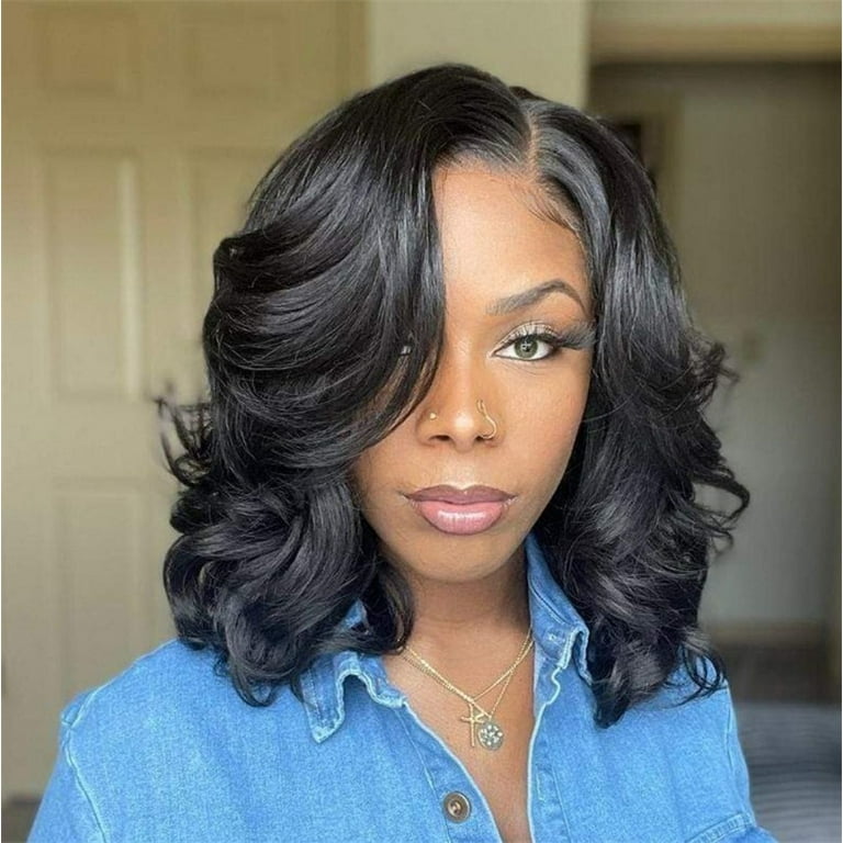 Middle Part Curly Hairstyles For Black Women