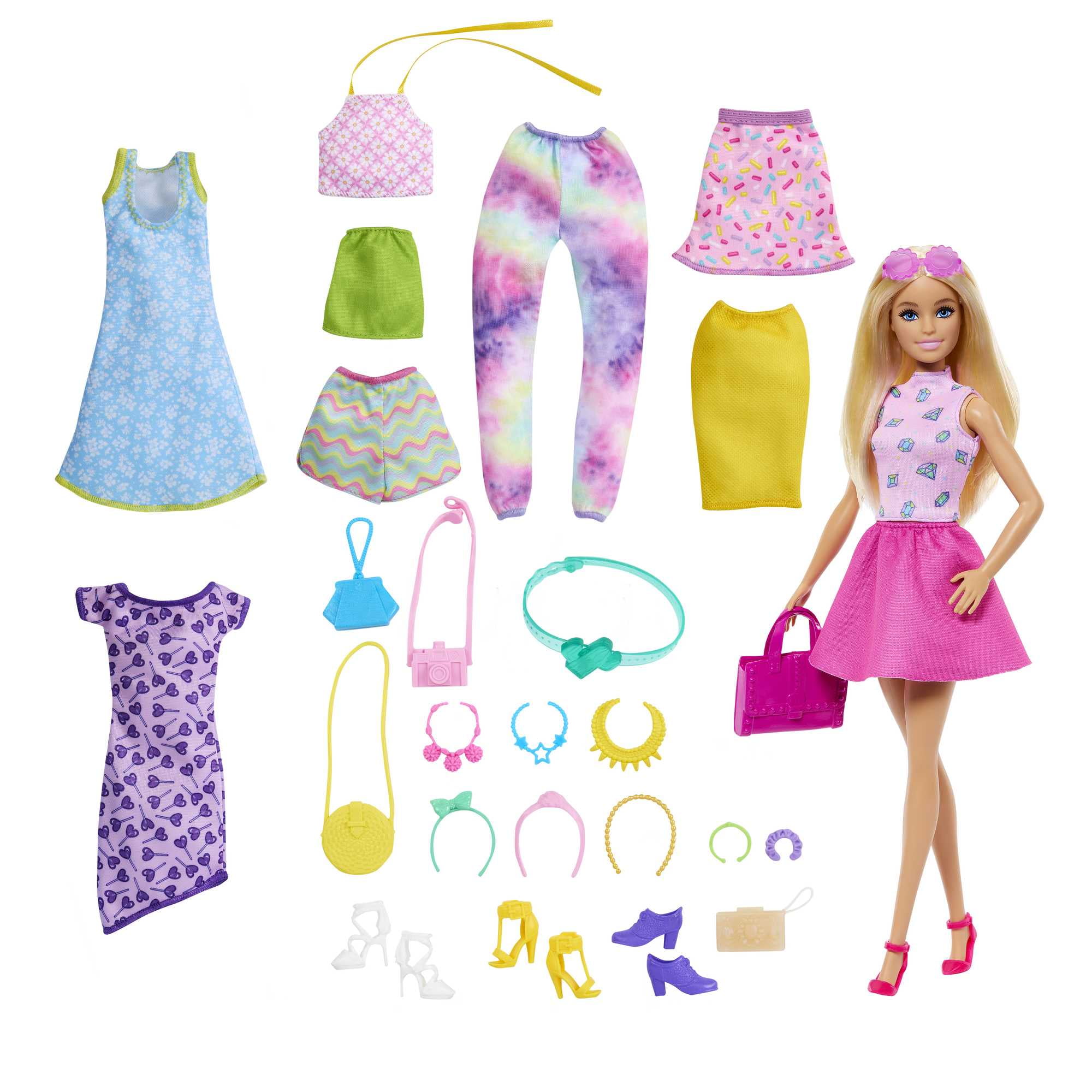 Barbie Clothes and Doll, Mix-and-Match Fashions and Accessories ...