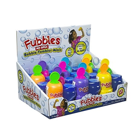 Little Kids Fubbles No-Spill Bubble Tumbler Minis Party Favor 12 pack ...