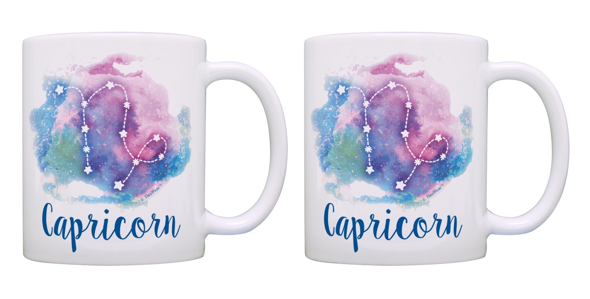 ThisWear Capricorn Gift Set Zodiac Mugs Capricorn Constellation 11 ...
