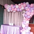75 Pack Pastel Pink Purple Matte White Latex Helium Balloons, Macaron ...