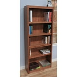 Home Square 2-Piece Set with 72" Tall 5-Shelf Bookcase Tall Double Wide ...