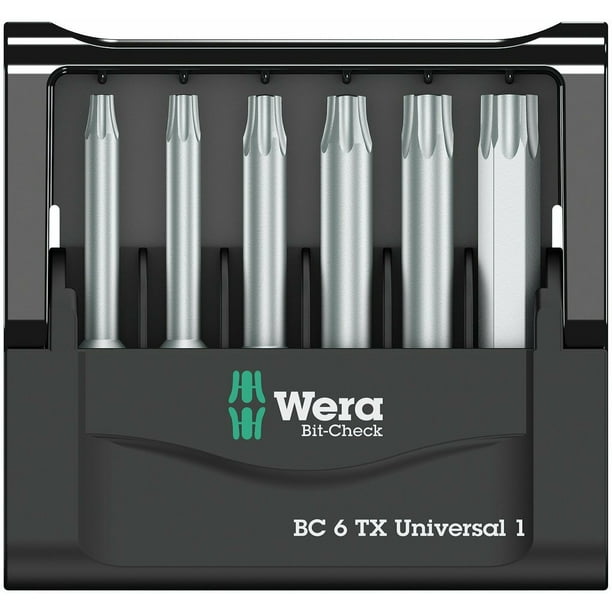 Wera 05073637001 Torx Bit Set, 6 Piece - Walmart.com - Walmart.com