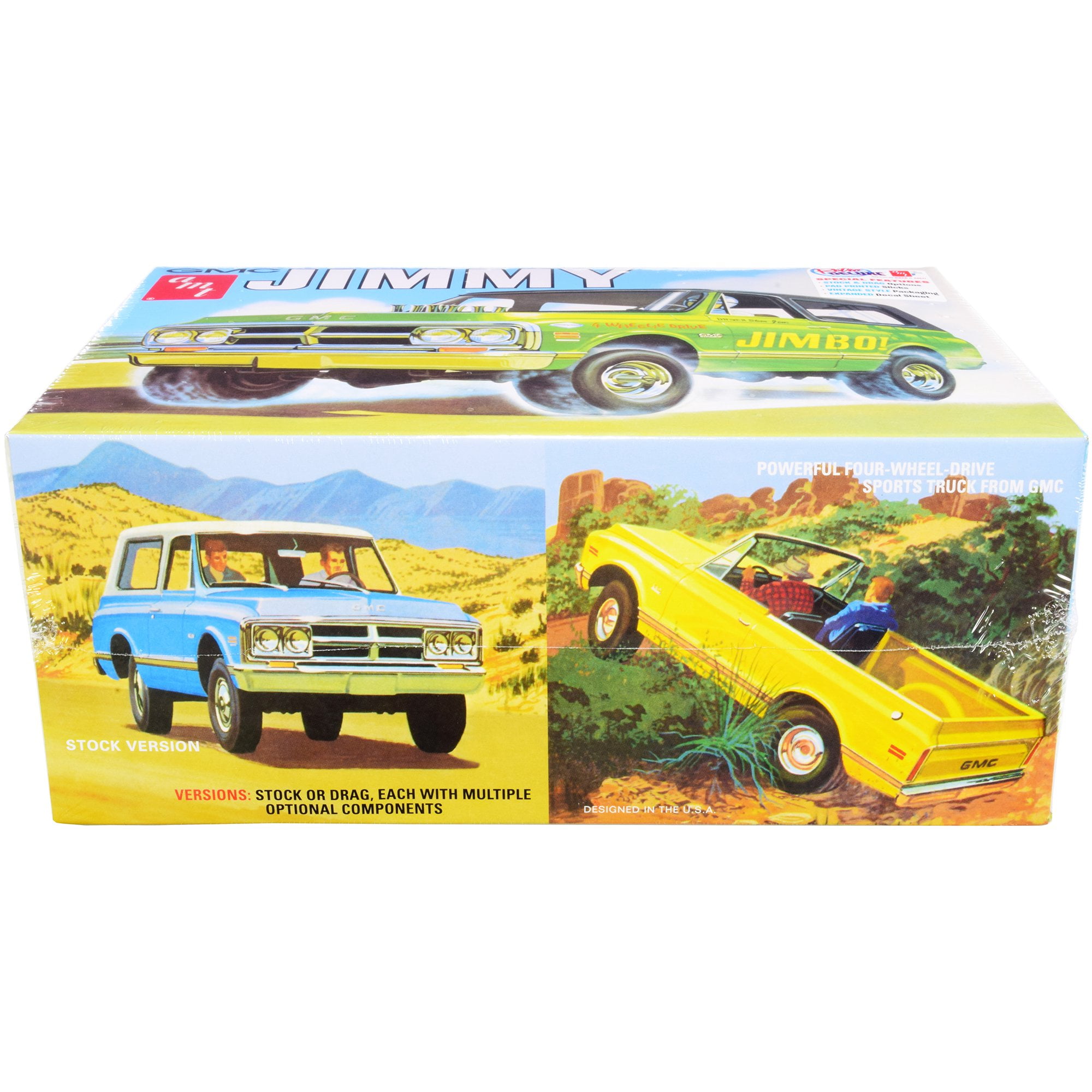 55 Inch Tv AMT 1972 GMC Jimmy 1:25 Scale Model Kit - Build Stock Or ...