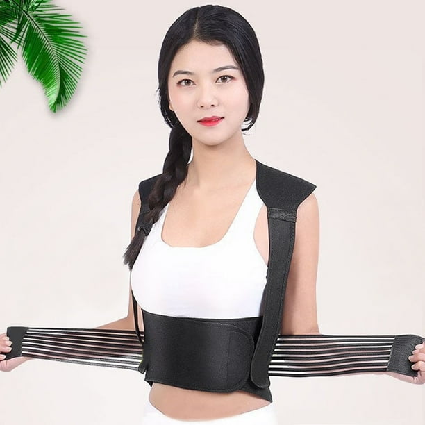 Self Heating Back Support - Brace Magnets Heating Therapy Vest for Pain ...