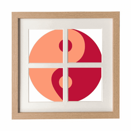 Taiji Eight Diagrams Yin-yang Pattern Frame Wall Tabletop Display 4 ...