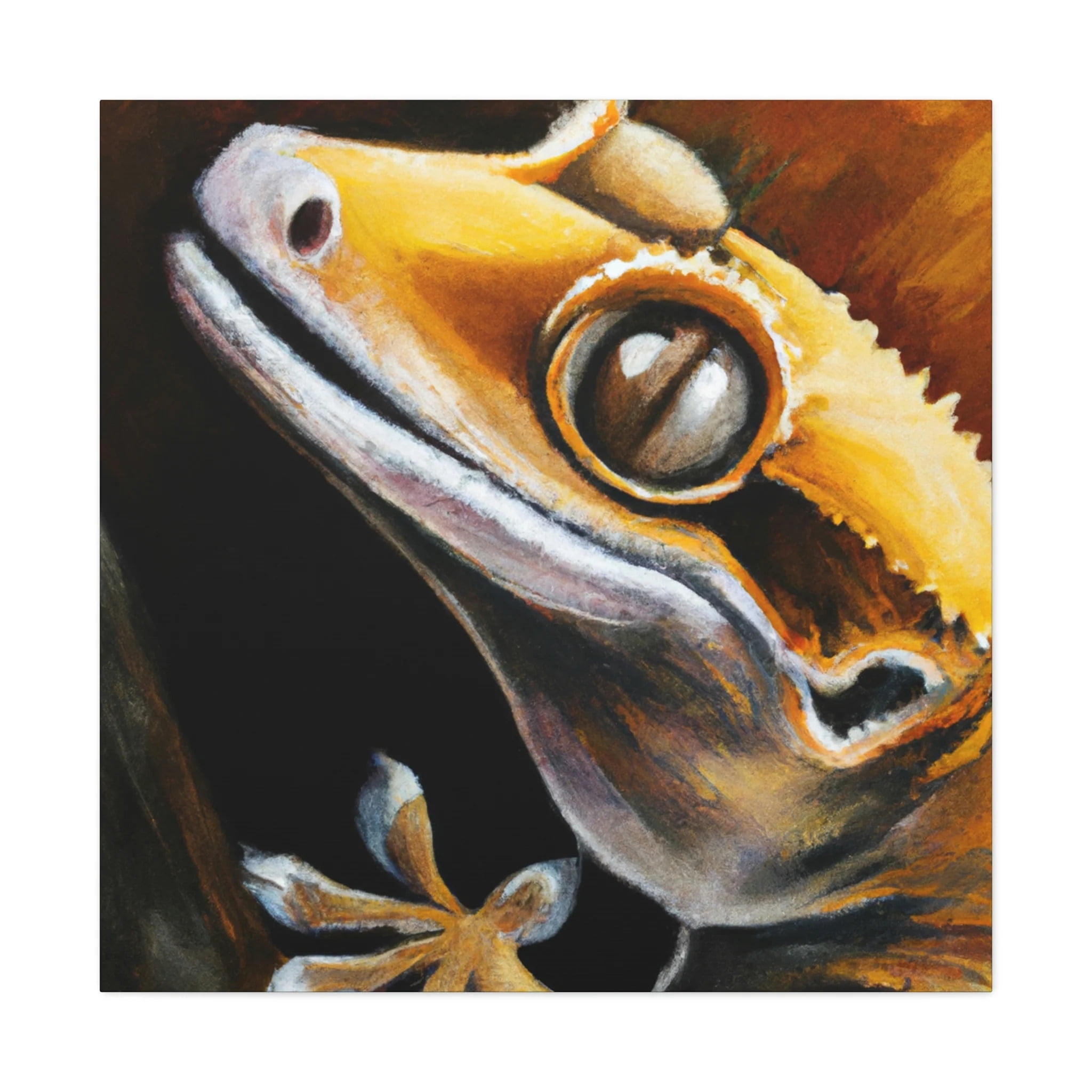 Crested Gecko Realism - Canvas - Walmart.com