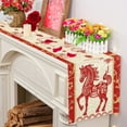Table Runner Lunar New Year Decorations 2026,Chinese New Year ...
