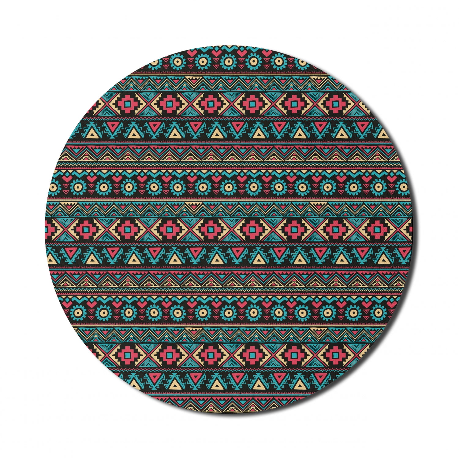 Vintage Mouse Pad for Computers, Eastern Style Doodles Native Tribe Art ...