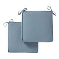 Sunbrella Outdoor Square Chair Pad (2-Pack), Cast Shale - Walmart.com
