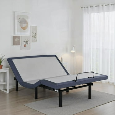 Split King Adjustable Bed Frame with Massage,USB Ports,Head/ Foot Tilt ...