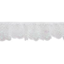 Wyla Red Ruffled Lace Trim 90 feet - Walmart.com