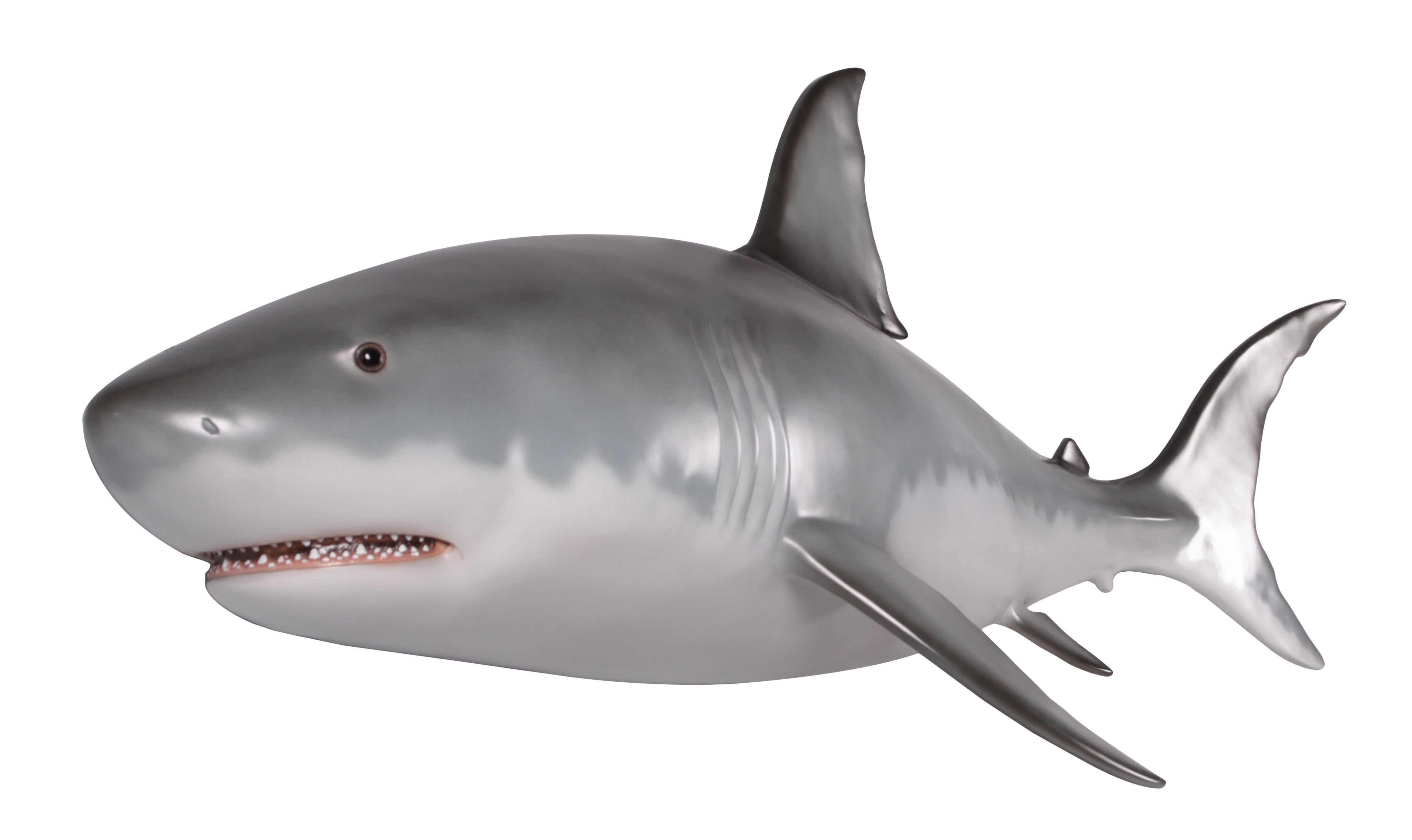 Wall Mounted Great White Shark 6ft - Walmart.com