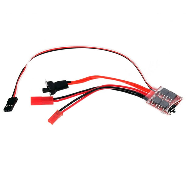 RC ESC 20A Brush Motor Speed Controller w/ Switchable Brake for RC Car ...