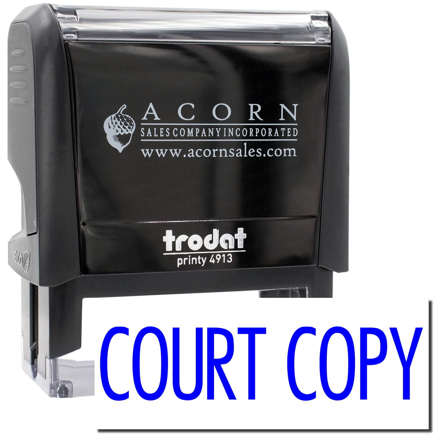 Large Self-Inking Narrow Font Court Copy Stamp, Trodat Printy 4913 ...