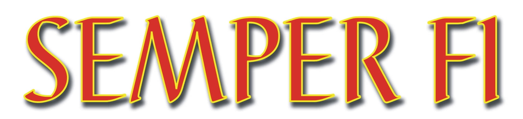 6 Inch USMC SEMPER FI VINYL STICKER TRANSFER DECAL - Walmart.com