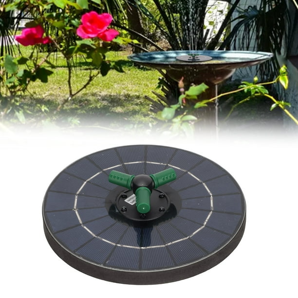 Solar Fountain Pond Pump, LED RGB Landscape Floating Water Pump Garden ...