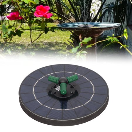 Solar Fountain Pond Pump, LED RGB Landscape Floating Water Pump Garden ...