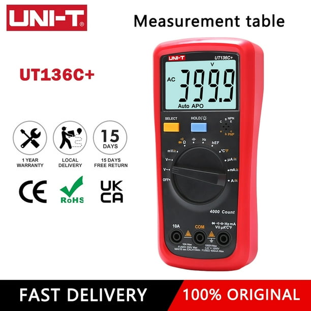 maskred Automatic Range Digital Multimeter Millivolt Measurement For HV ...